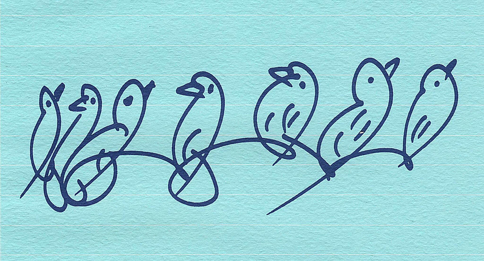 Seven Soul-Birds by Sri Chinmoy | Sri Chinmoy Art - daily blog